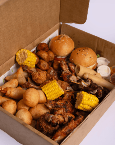 Half and Half Platter - Bankyloolas - Small chops, Grills, Pasta and ...